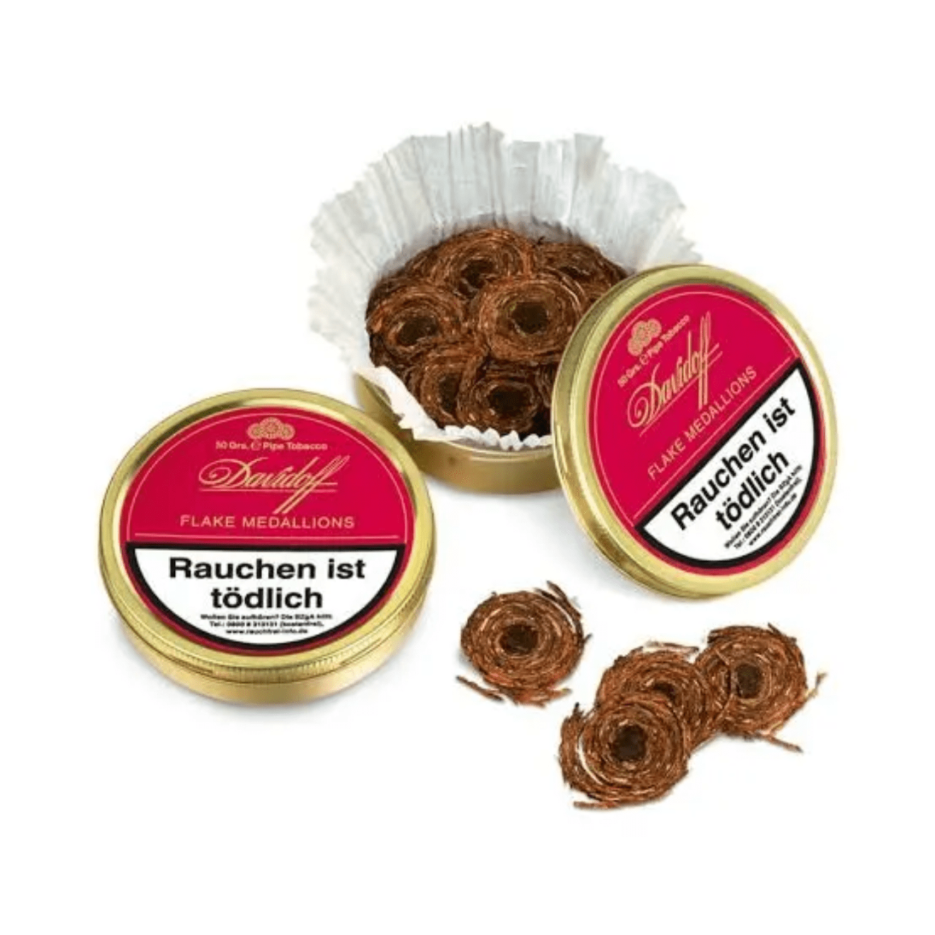Davidoff Flake Medallions - Buy Pipe Tobacco | TheWorldCigar